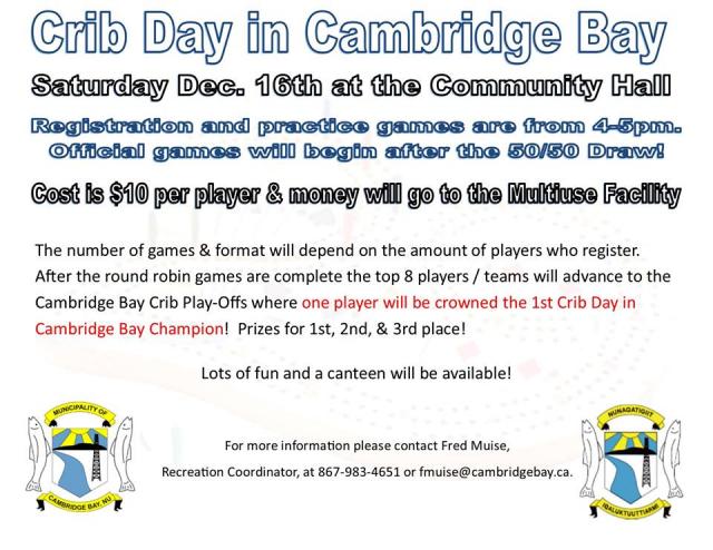 Crib Day in Cambridge Bay | Cambridge Bay